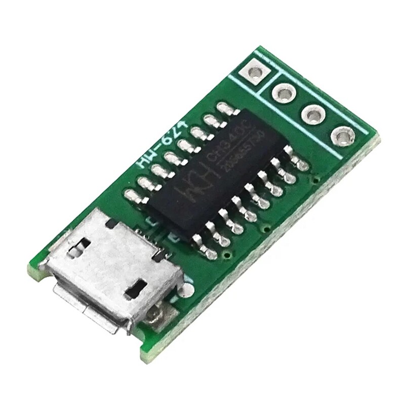 5PCS CH340C Micro-USB to TTL Serial Port ISP Download Module 5V/3.3V ...