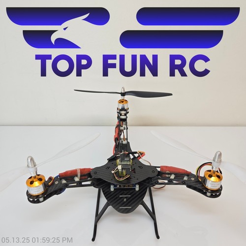 Apex RC Tri-Copter w/FR Sky ESC, Carbon Fiber Frame 1000Kv Motor | eBay