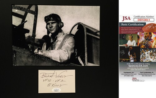 Captain Roy “Butch” Voris 1st Blue Angel, WWII Ace Pilot SIGNED CUT ...