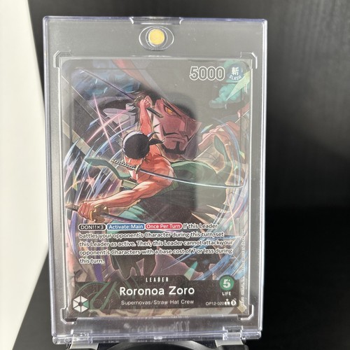 Roronoa Zoro OP12-020 Alt Art Leader Legacy of the Master English One ...