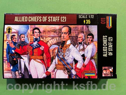 NEUAUFLAGE 1:72 Strelets #011 Napoleon Verbündete Set 2 Generalstab ...