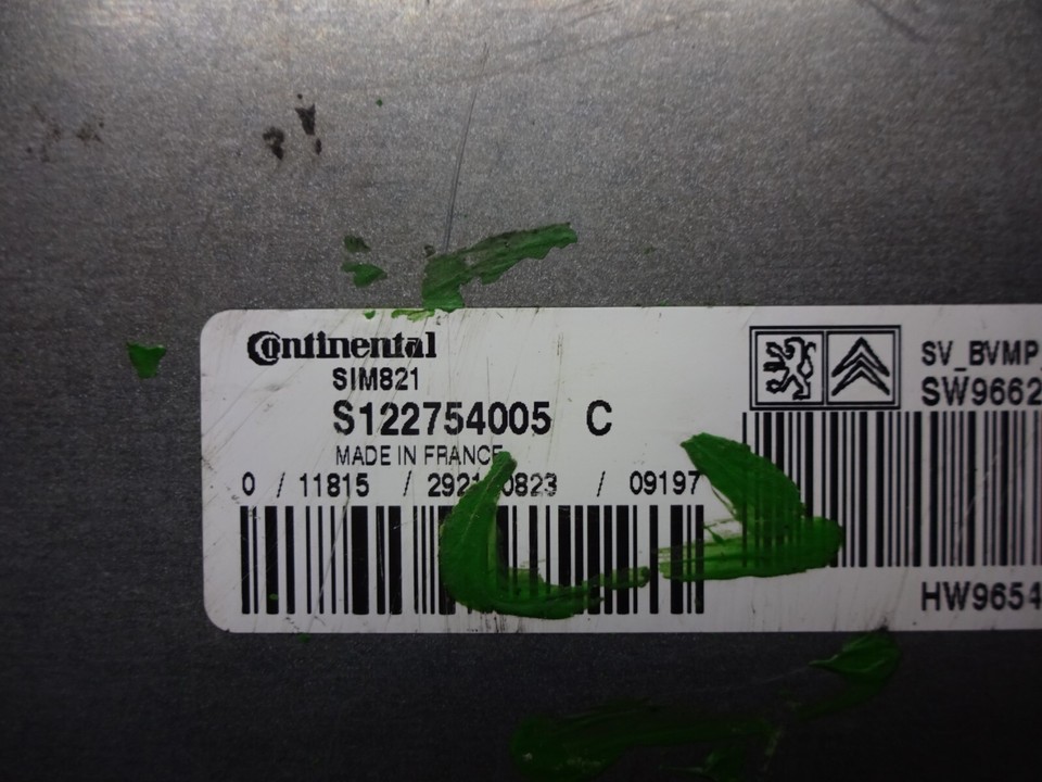 Modulo Di Controllo Trasmissione Citroen C2 C3 S122784005C 9662743780 ...