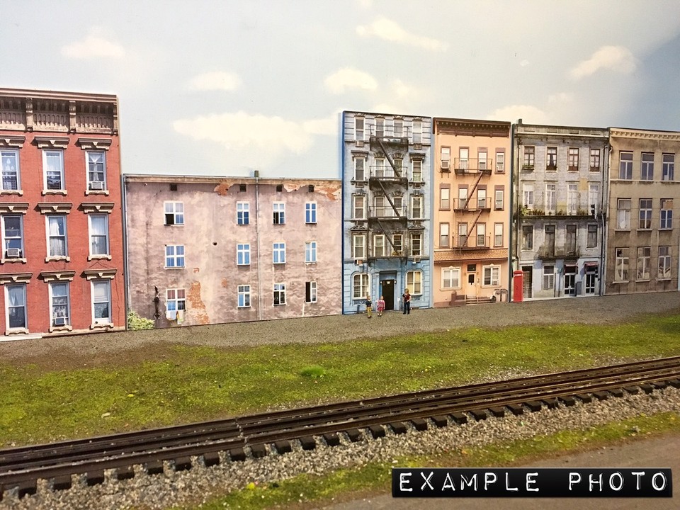 G Scale Scratch Built "APARTMENT #4" w/ LED Building Front Flat 1/24 1/ ...