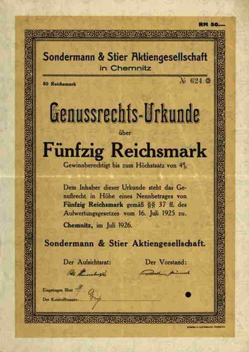 Sondermann & Stier AG 1926 Chemnitz Sachsen Marathon Werke Niles Berlin ...