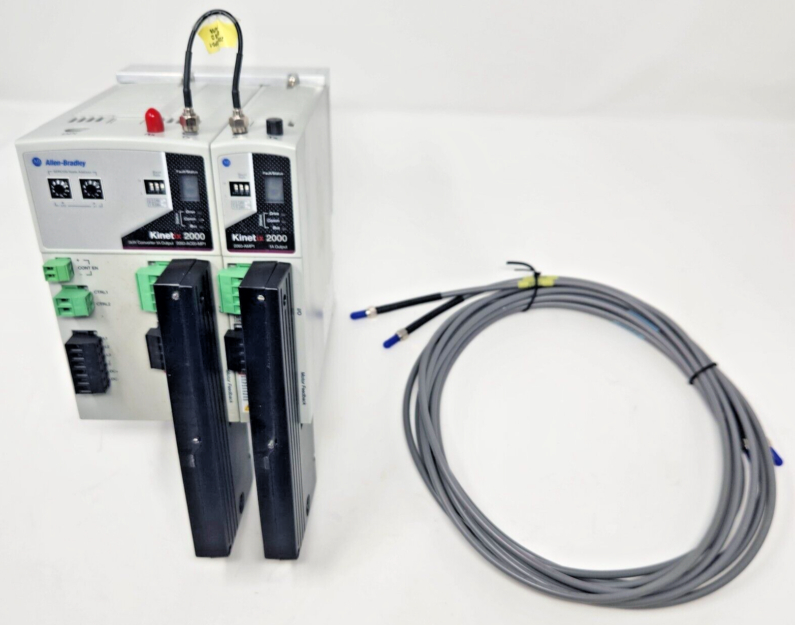 Allen-Bradley 2 Axis Kinetix 2000 Sercos Servo System | eBay