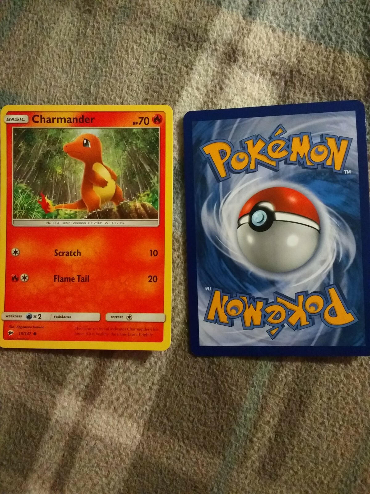 Pokemon TCG - Charmander - 18/147 | eBay