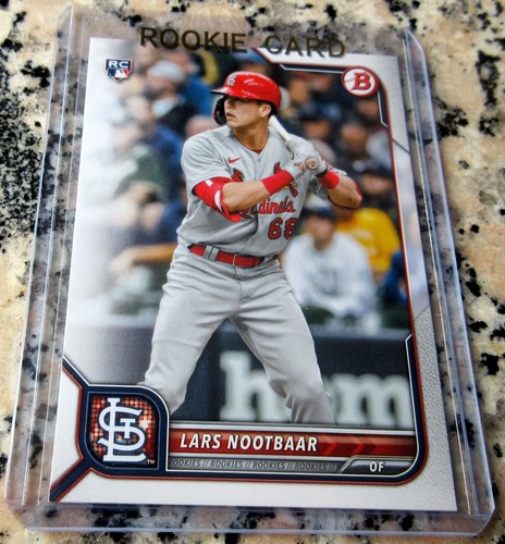 榎田 達治 LARS NOOTBAAR 2022 Bowman Batting Rookie Card RC Logo Cardinals ...