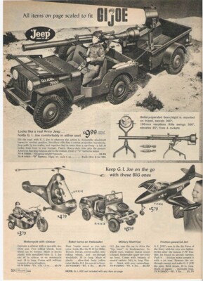Vintage GI Joe Toy Ad Reproduction Print Advertising 17x12 | eBay