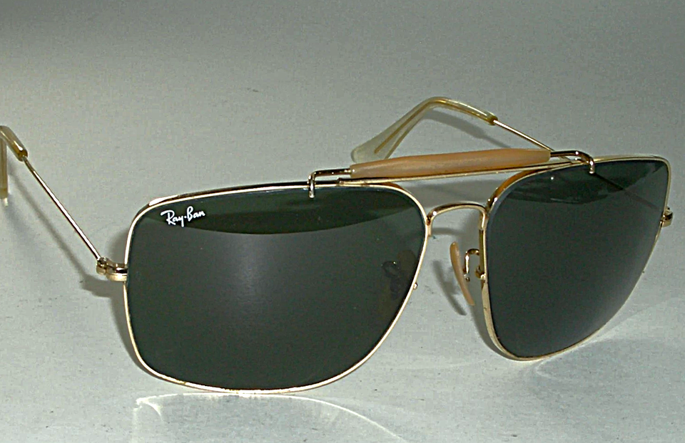 VTG RAY BAN BAUSCH-LOMB W0964 SMALL OUTDOORSMAN EXPLORER SUNGLASSES BOX ...