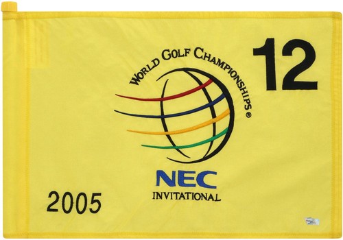 PGA Tour Event-Used #12 Pin Flag from NEC Invitational August 18th to ...