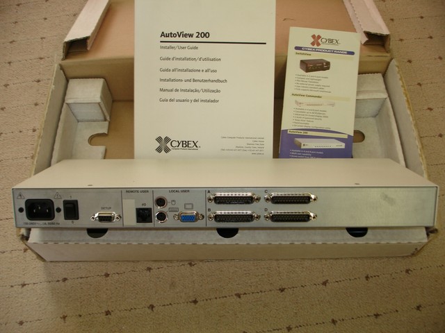 Cybex 4-port AutoView Commander KVM Switch 520-169-001 online kaufen | eBay