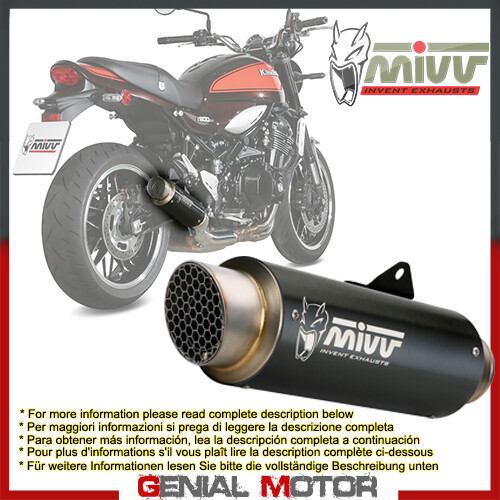 Mivv Exhaust Muffler Gp Pro Black stainless Steel KAWASAKI Z 900 RS ...