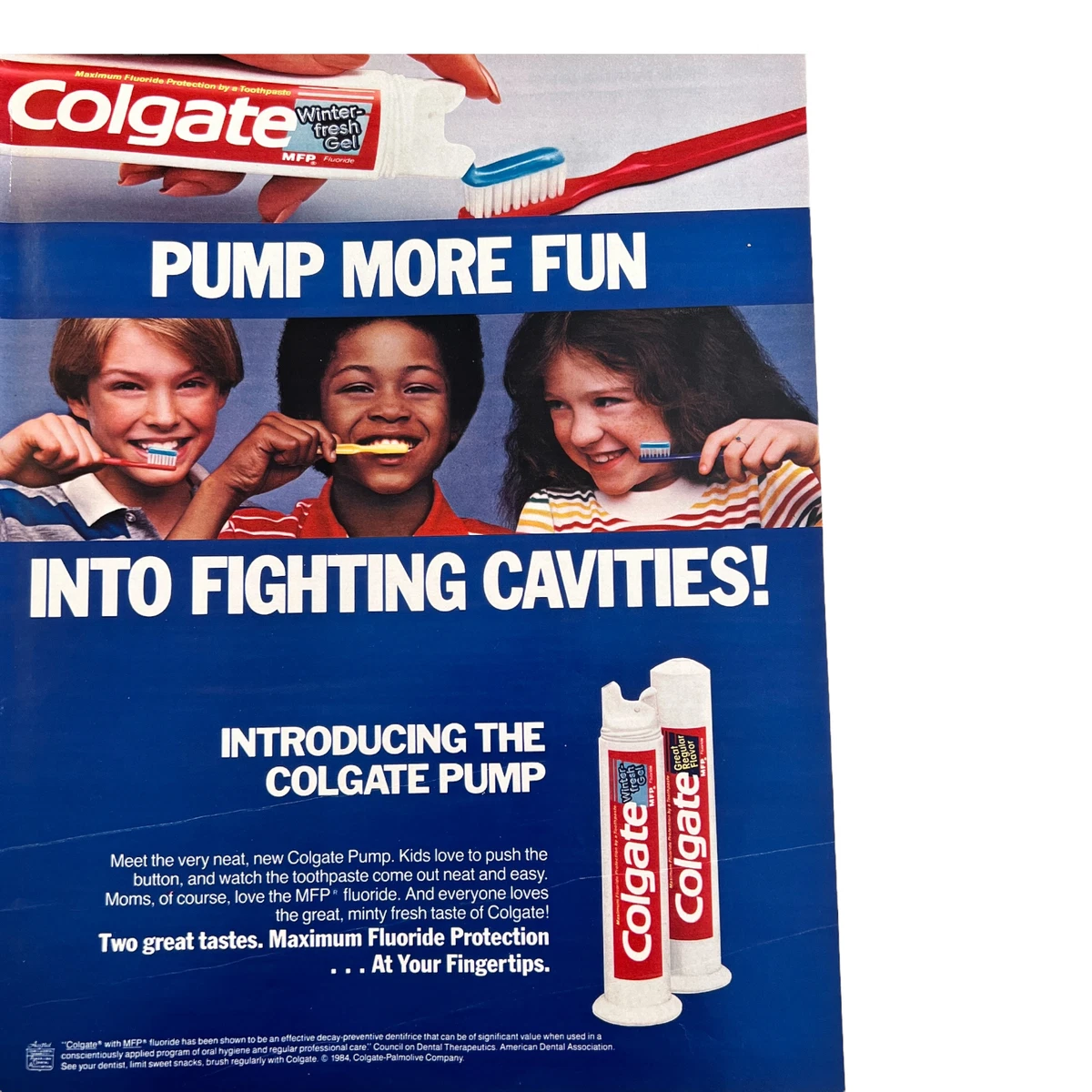 Colgate Toothpaste Advertisement For Kids
