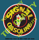 VINTAGE SIGNAL GASOLINE Decal Sticker Vintage Americana Hot Rod Rat ...