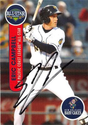 Eric Campbell autographed baseball card 2018 Choice #21 PCL All Star | eBay
