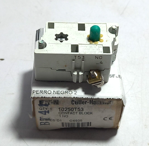 Cutler Hammer 10250T53 Série D1 Adalet BT4 Contact Bloc 1NO | eBay