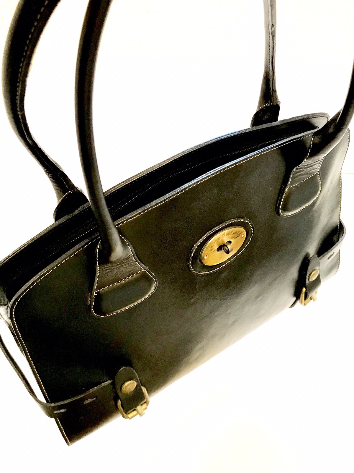 PRUNE Leather Women’s Handbag Luxury Black Hold All Style Gear | eBay