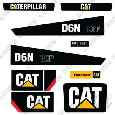 Fits Caterpillar D6N LGP Decals Bulldozer Decals Tractor Decals 7 Year ...