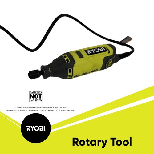 RYOBI RRT100 1.2 Amp Corded Rotary Tool Kit Tool Free Quick Change ...
