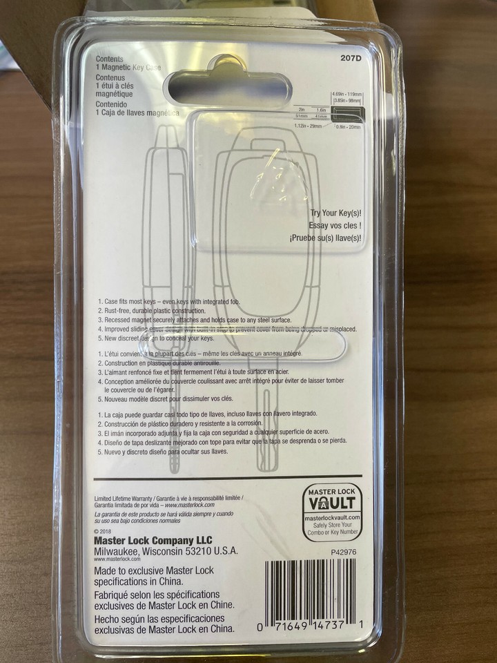 Master Lock 207D Magnetic Key Case | eBay