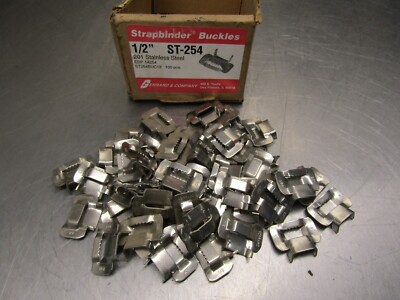 Gerrard & Company 1/2" ST-254 Buckles 201SS Lot of 48! | eBay