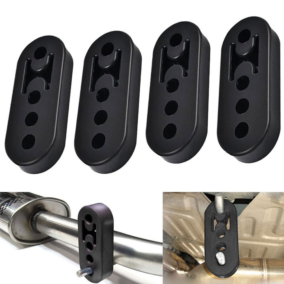 4Pcs Exhaust Hanger Rubber Adjustable Insulator Bushing Mount 4 Holes ...