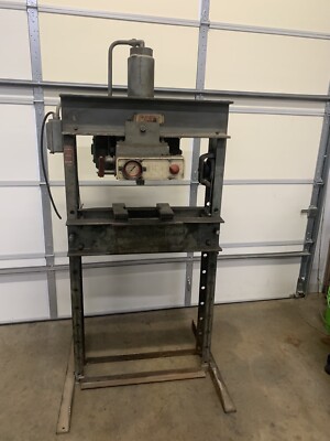 Dake 50 Ton H-Frame Press Model 5-050 Elec/ HYD 2 HP Pump Movable Head ...