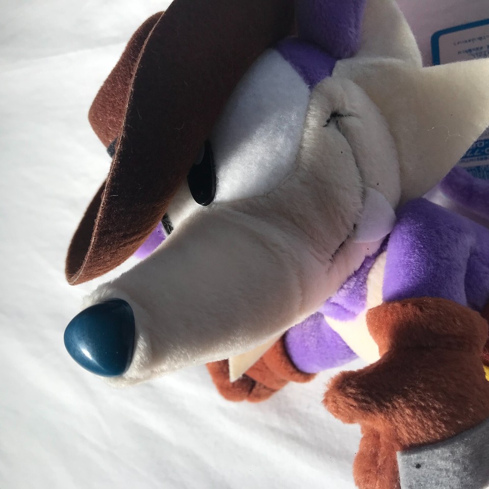 1997 Sonic The Fighters Fang the Sniper Plush doll SEGA Sonic the ...