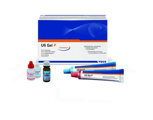Voco Dental UFI Gel P Permanent Soft A-Silicone Relining Material in ...