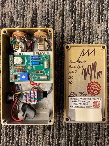 Analog.Man Sun Face ''Nkt Led Dc Jack Dial Option'' 2017 Made Rare Fuzz ...