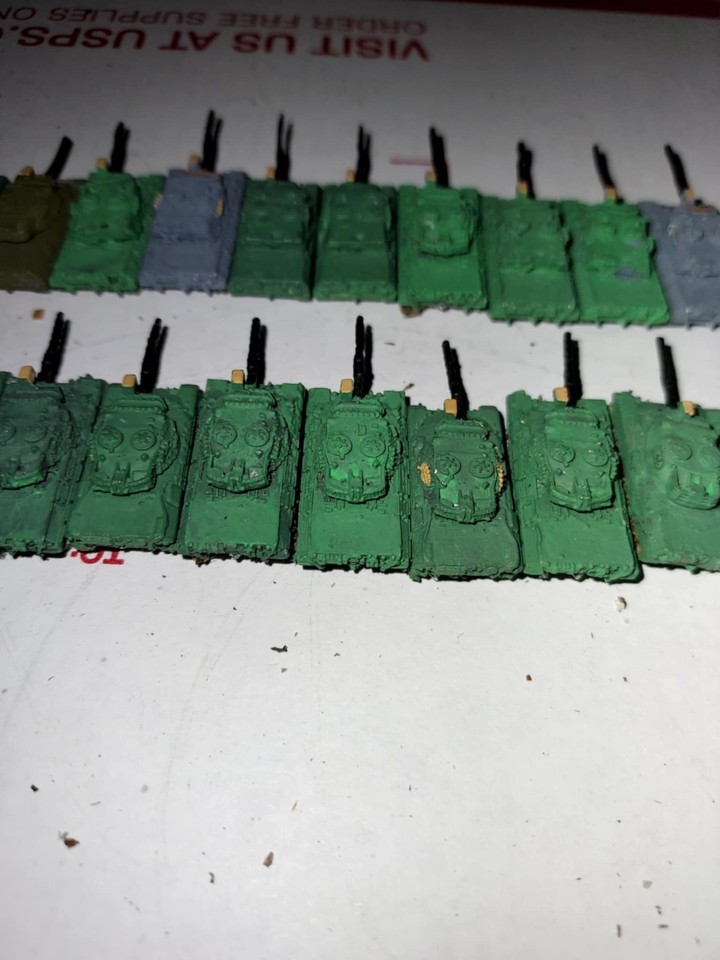 10ea CINC Modern Micro Armour 1/285 Scale German Leopard 2 Tank | eBay