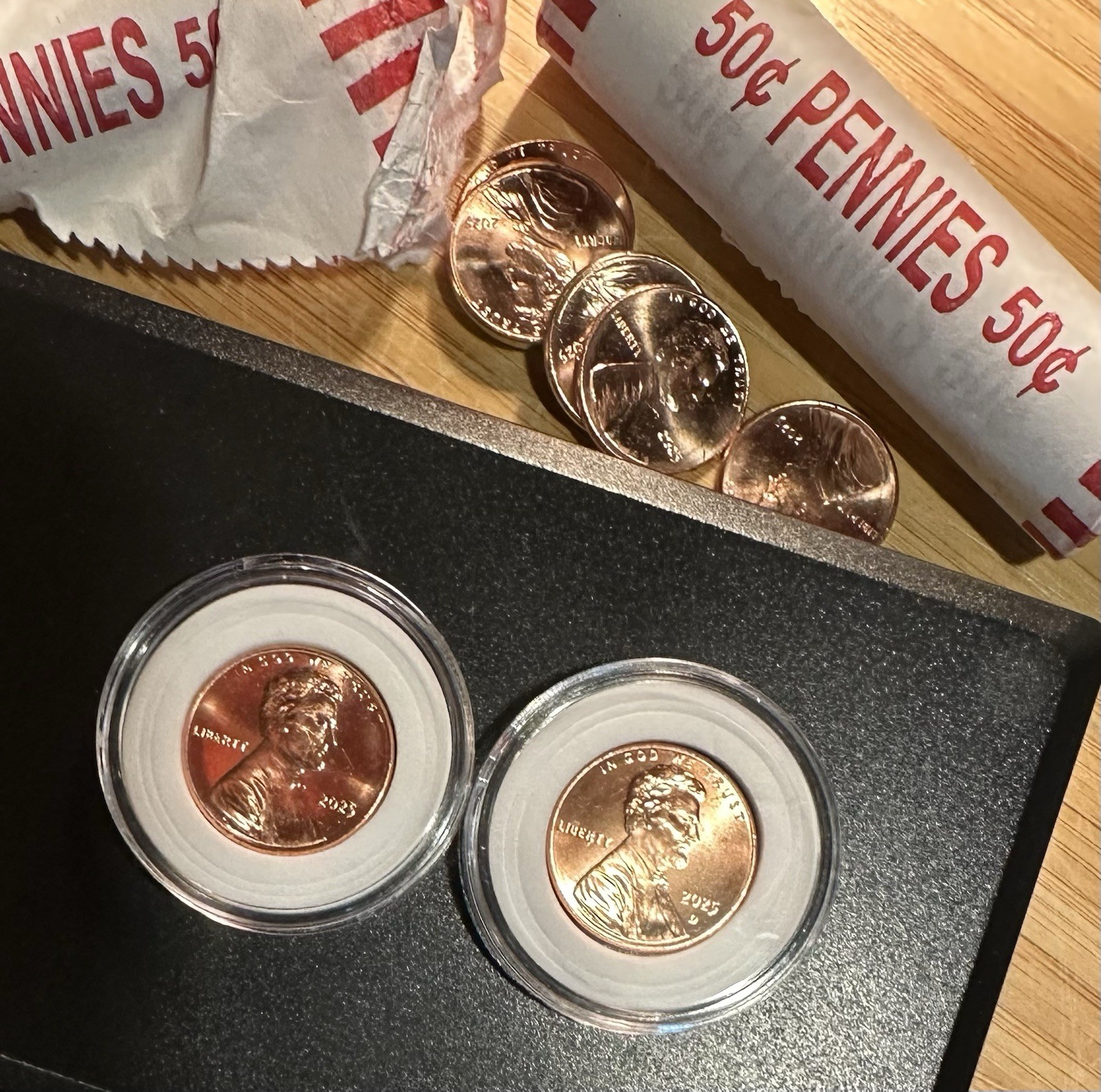 Final U.S. Penny Minted: 2-Coin Set (2025P & 2025D) in Protective ...