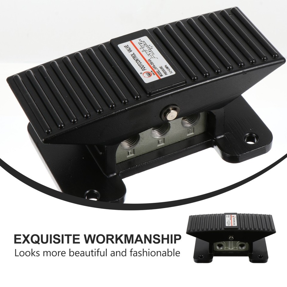 2 Count Pneumatic Foot Operated Pedal Valve Switch Control Air Rocker ...