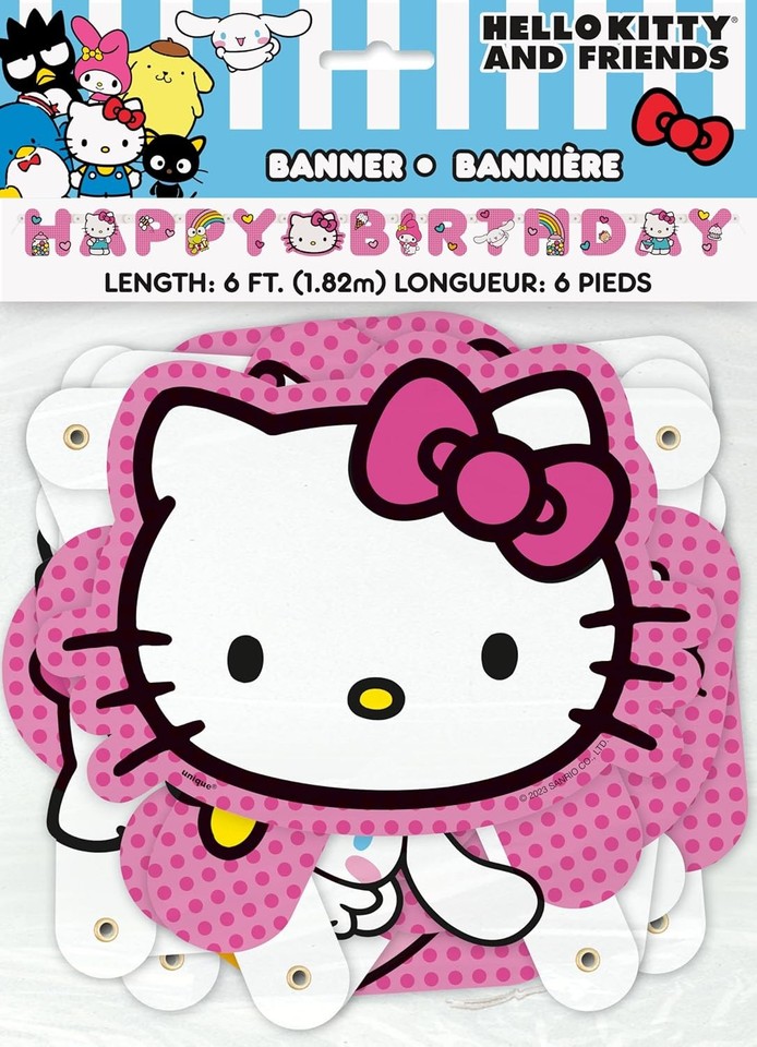 Unique Hello Kitty Jointed Banner, Events and Party Supplies | eBay