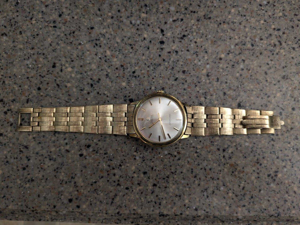 60s Vintage Omega Seamaster Automatic with 14K Carl Lindstrom CLD Band ...