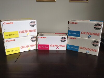 Canon CLC 700 800 900 Toner Color OEM Cyan Yellow Magenta Lot | eBay