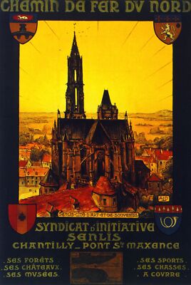 3177.Senlis Castle Palace POSTER.French Travel art.Room Home art decor ...