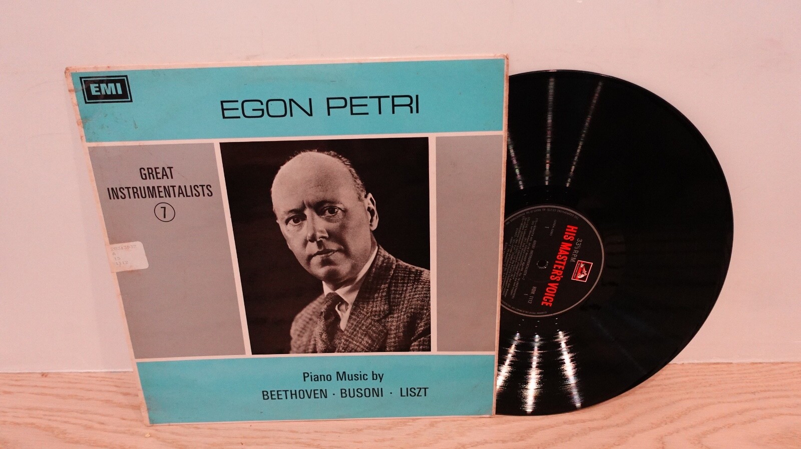 Egon Petri-Piano music by - Beethoven, Busoni, Liszt. Rare EMI/Odeon ...