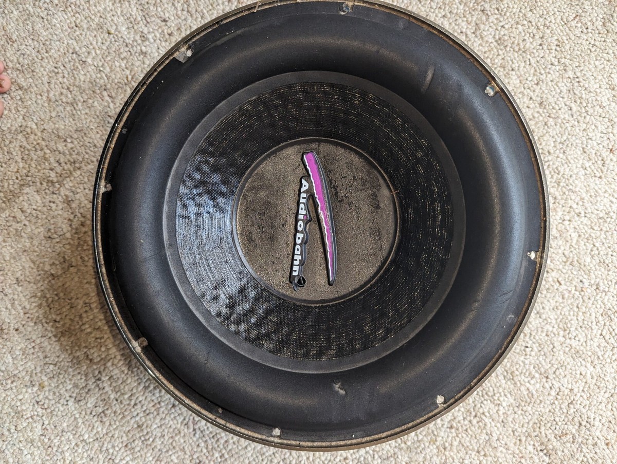 Audiobahn Subwoofers Audiobahn 12 Woofer And Box Subwoofer 1400W