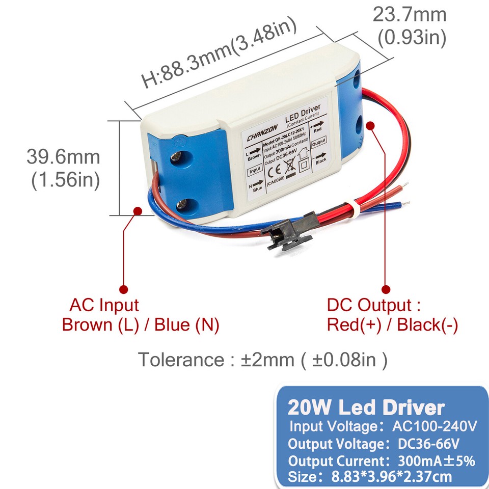 300Ma 450Ma 600Ma 900Ma 1500Ma Constant Current High Power Supply Cob ...