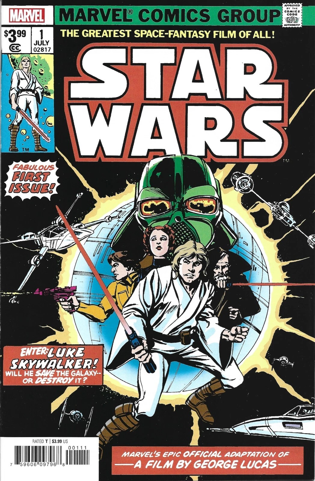 Star Wars Comic 1 Facsimile Reprint Edition 2020 Roy Thomas Chaykin ...