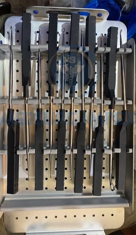 Lot Of 11 Codman Microdiscectomy Karlin Cervical Curettes | eBay