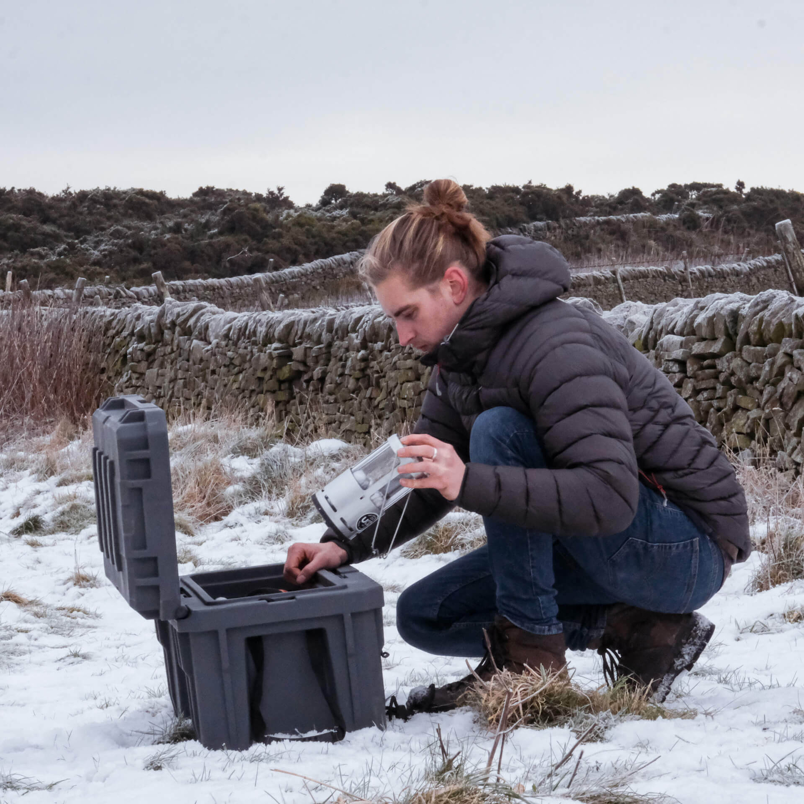 Double-Walled Expedition Overland Camping 95L Grey Plastic Tool Storage ...