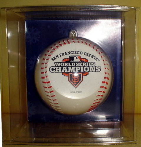 SF SAN FRANCISCO GIANTS 2012 WORLD SERIES CHAMPS champions Christmas ...