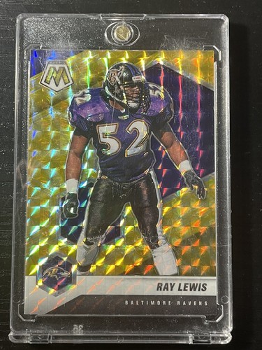 🔥Ray Lewis. Yellow Reactive Prizm. 2021 Panini Mosaic Football. #21🔥 | eBay