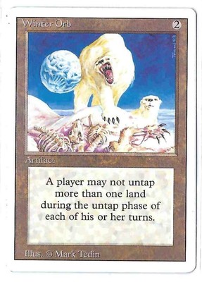 MTG Magic The Gathering - Winter Orb - 4th Edition - Light , Must Have ...