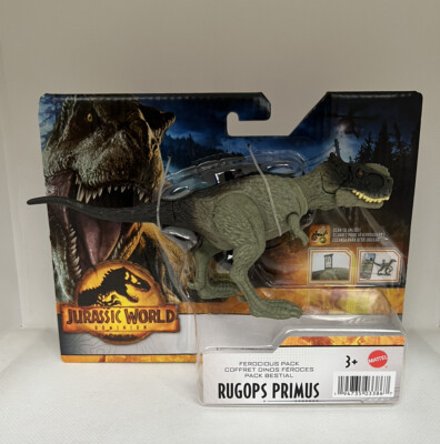 Rugops Primus Jurassic World Dinosaur Figure Ferocious Pack Toy ...