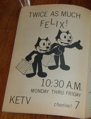 1962 CHECKMATE TV GUIDE FELIX THE CAT BILL ROHN KITTY CLOVER POTATO ...