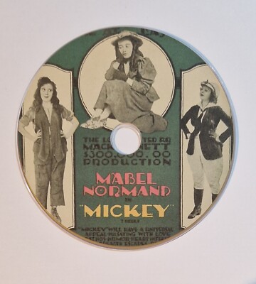 MICKEY 1918 DVD PUBLIC DOMAIN FILM SILENT MABEL NORMAND, MINNIE ...