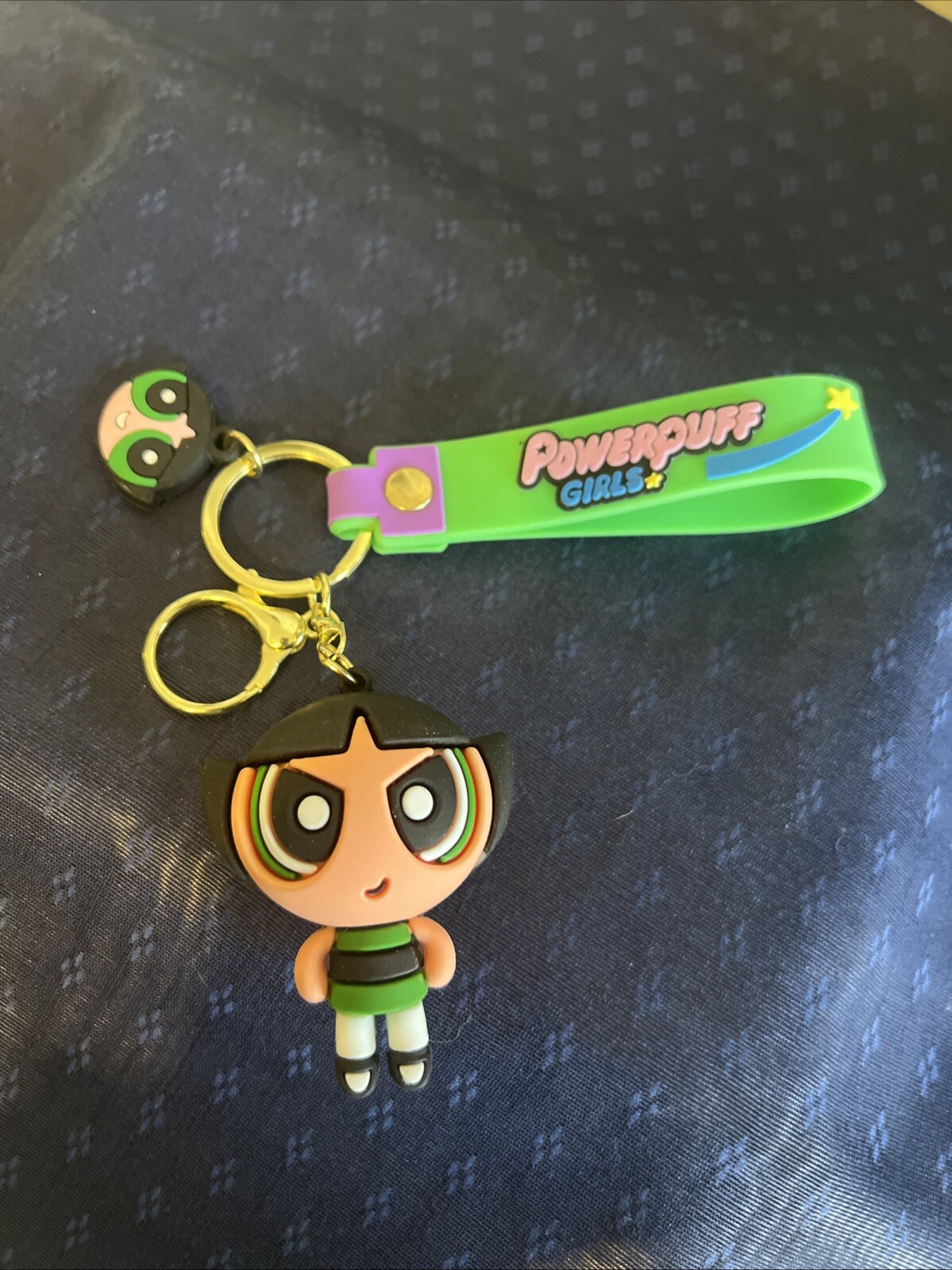 Powerpuff Girls Buttercup Character 3D Multi Charm Ke… - Gem